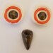 Vintage Ceramic Owl Eyes & Beak Beads for Macrame Owl - Etsy