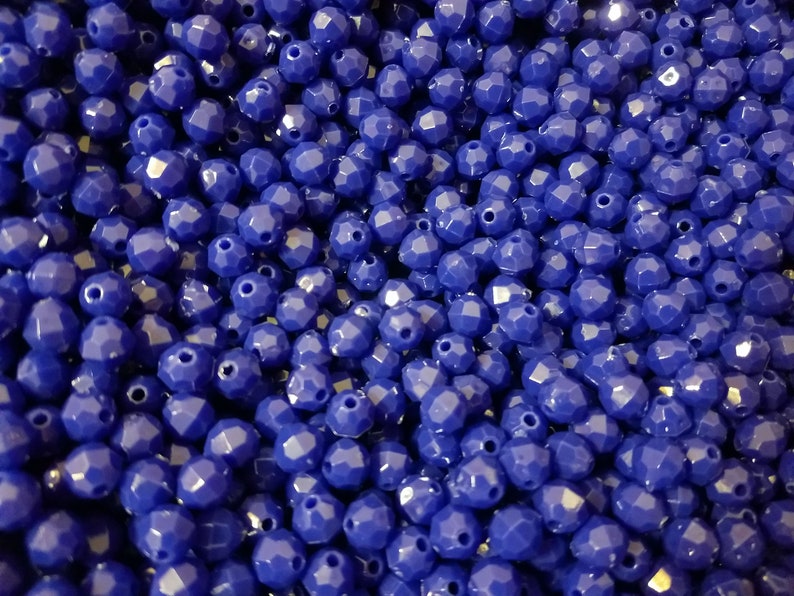 500 Pcs Opaque Crystal Faceted 8mm Round Plastic Acrylic Craft - Etsy