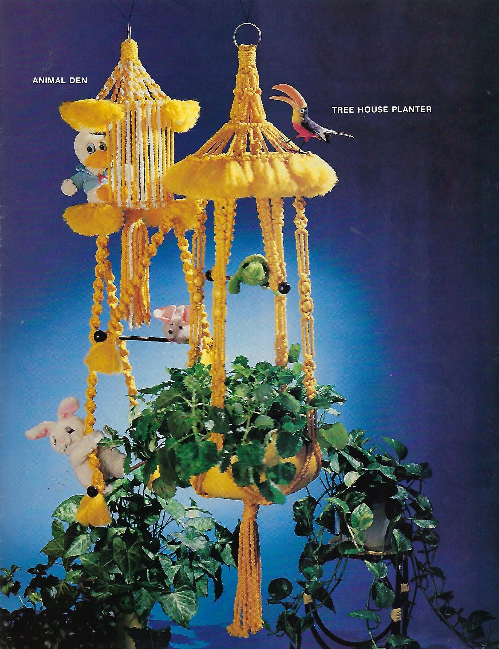 PDF ONLY Macrame Decor II Plant Stands & Carousel Patterns Downloadable ...