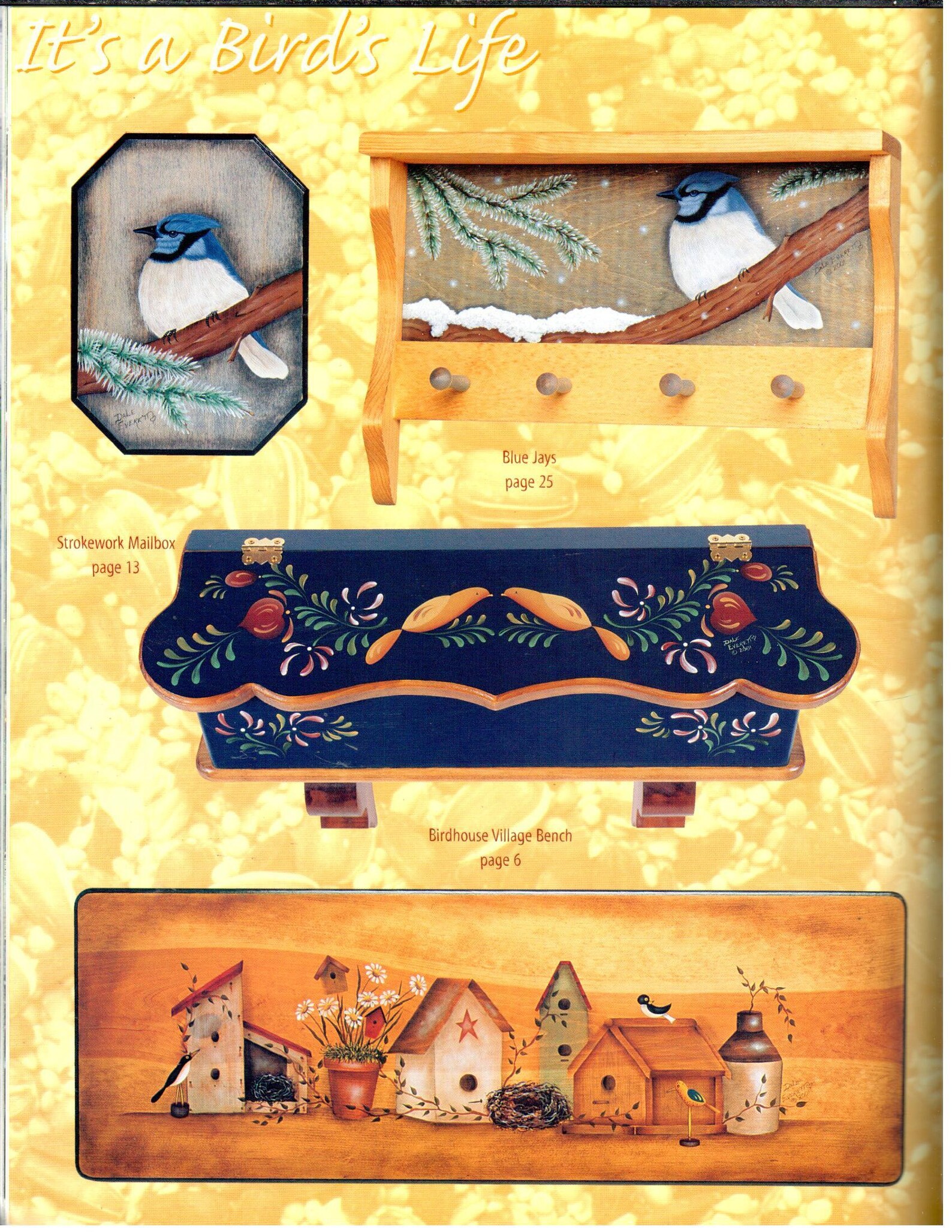 It's A Bird's Life Dale Everett Decorative Painting Patterns Book - Etsy