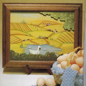 Faces & Places Folk Art Tole Painting Vintage Craft How to Instruction ...