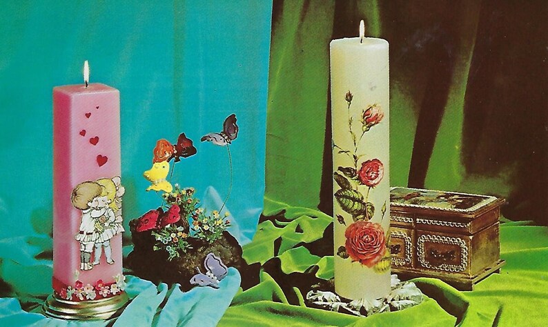Creating Candles for Easy Living Vintage 1970's How to - Etsy