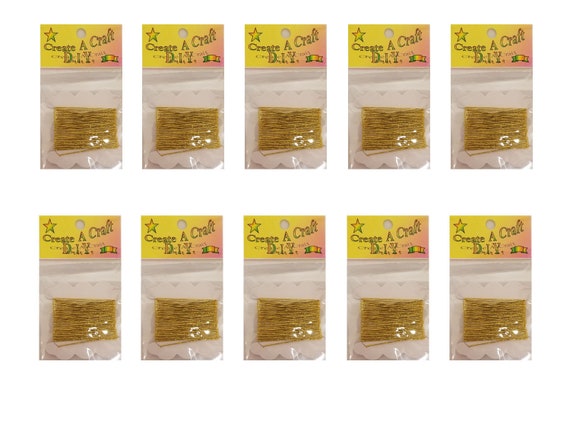 Gold Metallic 2 Ply 0.5 Mm Thin Elastic Thread String Cord for | Etsy