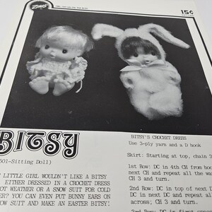 Lot of 4 Vintage Zim's Baby Doll Making Sewing Patterns Craft Leaflets ...