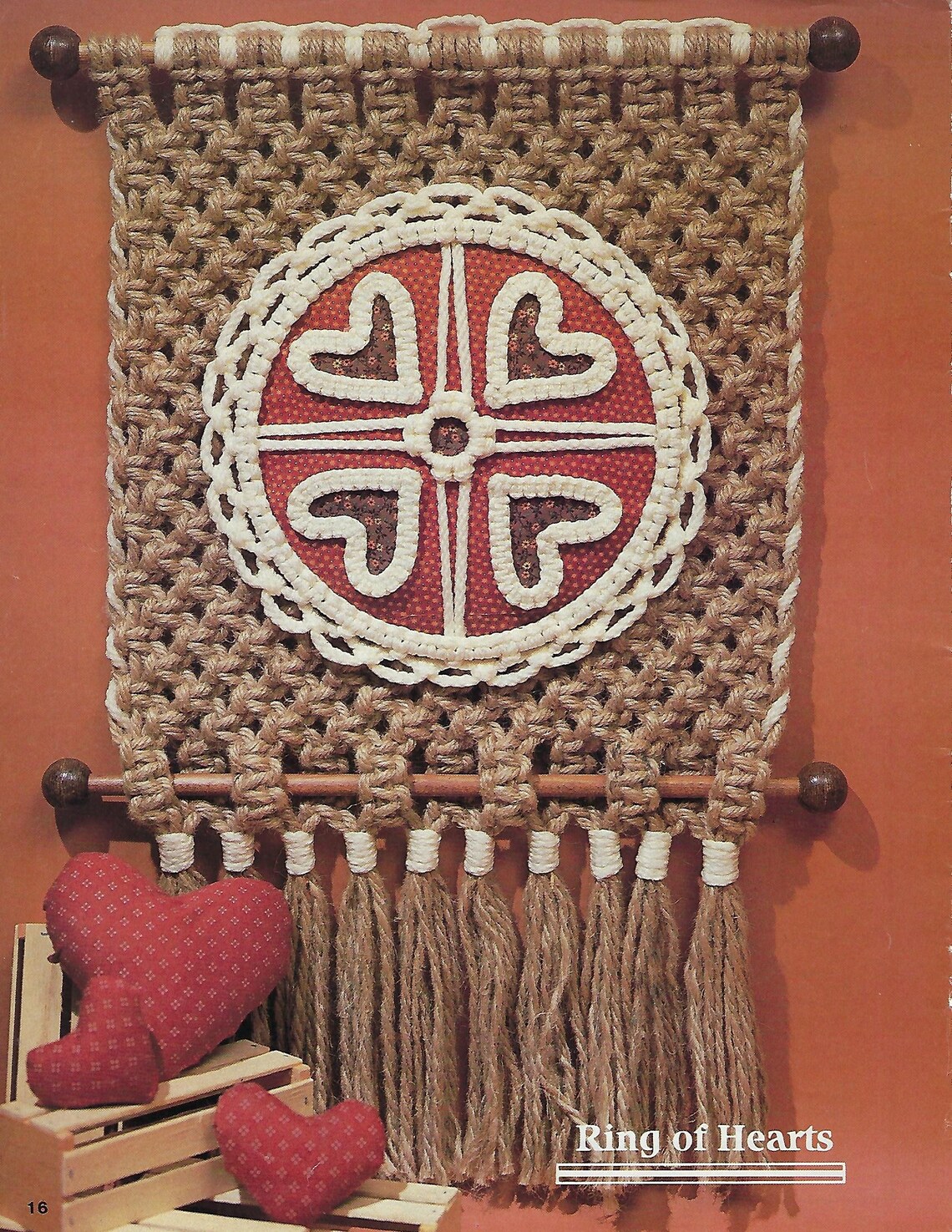 Country Calico Wall Art Macrame Home Decor Patterns Book - Etsy