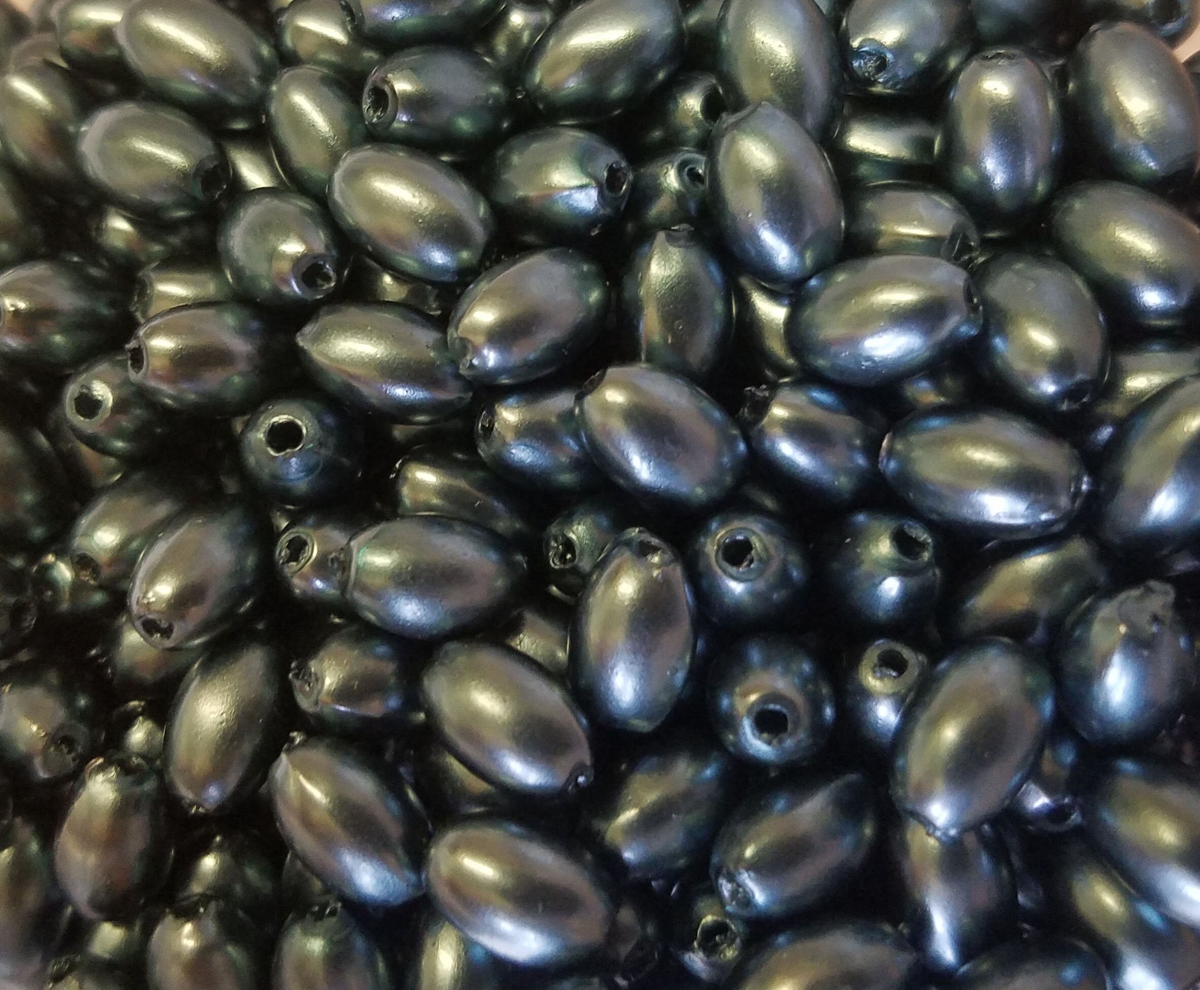 Lot of 1000 Loose Artificial Plastic Pearls 6mm x 9mm Oval | Etsy