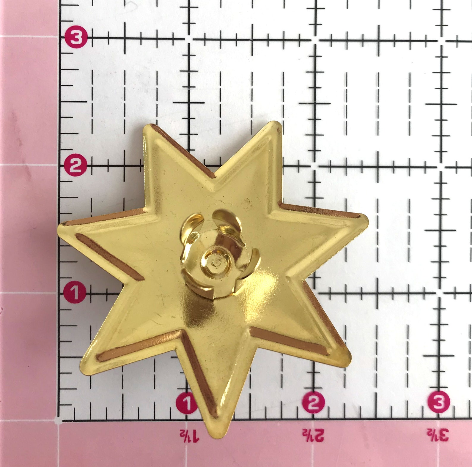 Lot of 10 Gold Metal Star 2-1/4 Clip-on Ornament | Etsy