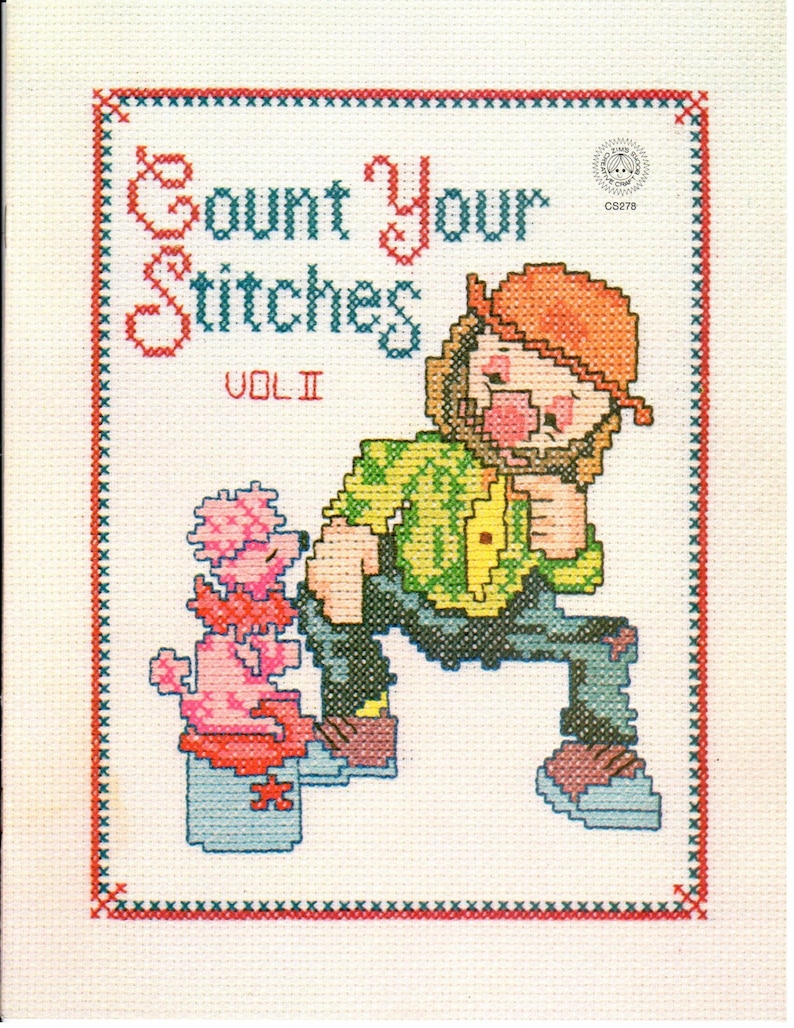 Count Your Stitches Vol II Cross Stitch Patterns Vintage Craft Book - Etsy
