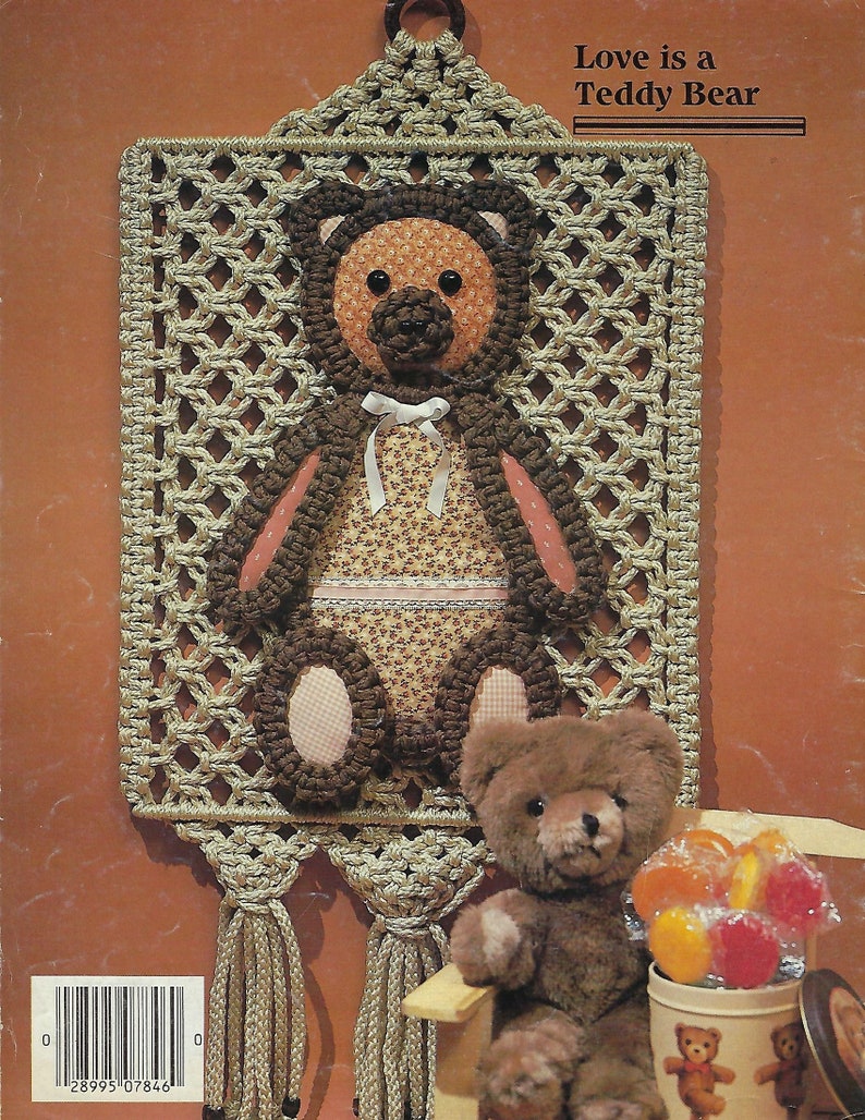Country Calico Wall Art Macrame Home Decor Patterns Book - Etsy