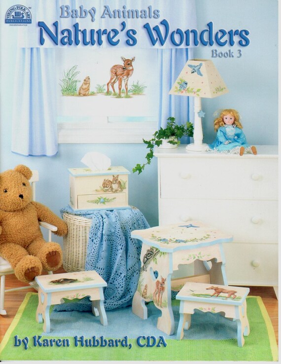 Baby Animals Nature's Wonders Book 3 Karen Hubbard Acrylic - Etsy
