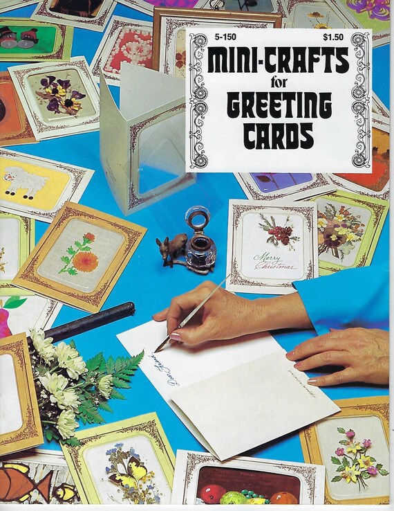 Mini-crafts for Greeting Card Vintage Card Making Craft How to - Etsy