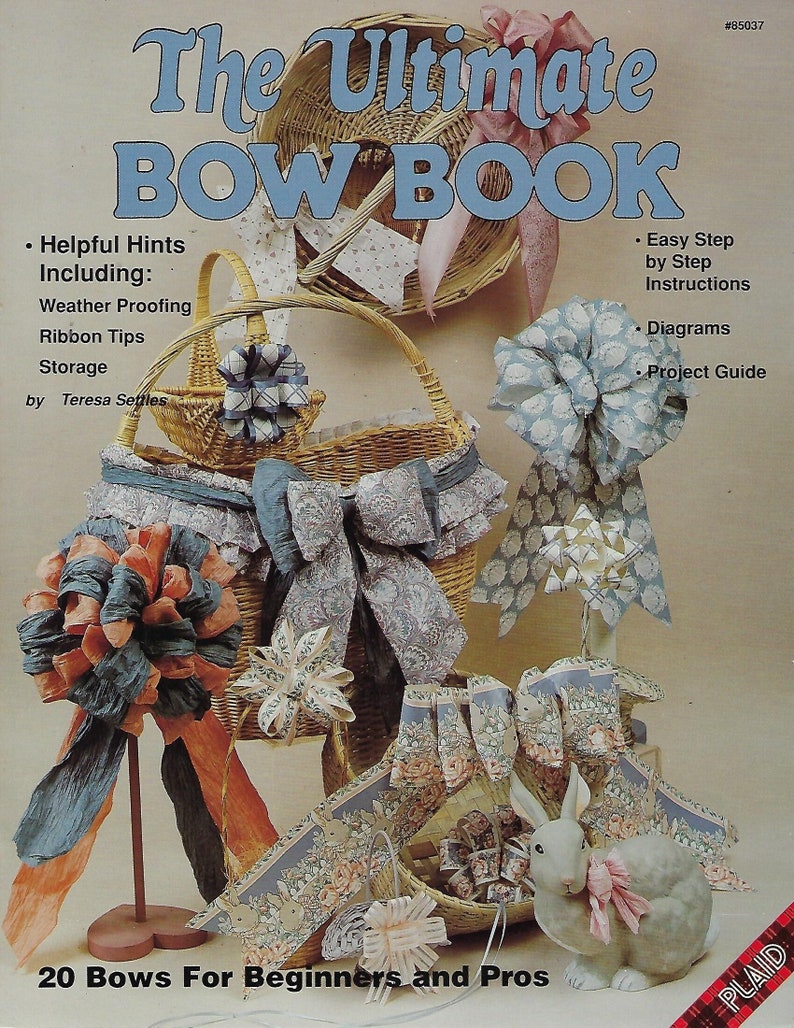 The Ultimate Bow Book 20 Types for Crafts and Gift Wrapping Vintage ...