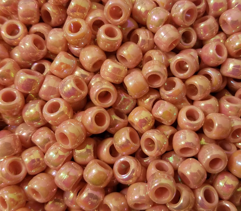 1,000 Pcs Plastic Pony Beads 6mm X 9mm for Jewelry Crafts - Etsy