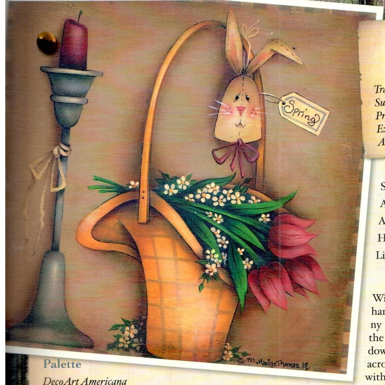 Country Primitives 16 Maxine Thomas Acrylic Decorative Painting ...