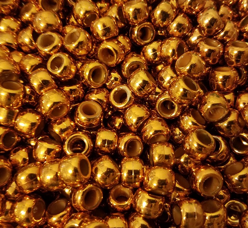1,000 Pcs Plastic Pony Beads 6mm X 9mm for Jewelry Crafts - Etsy