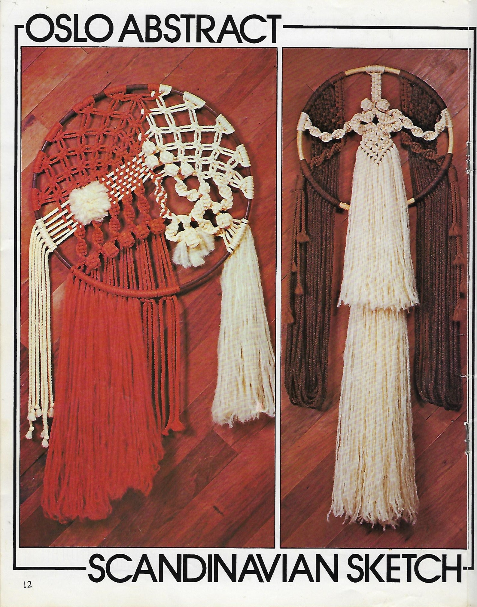PDF ONLY Wall Decorating With Macrame Wall Hangings Patterns Craft Book ...