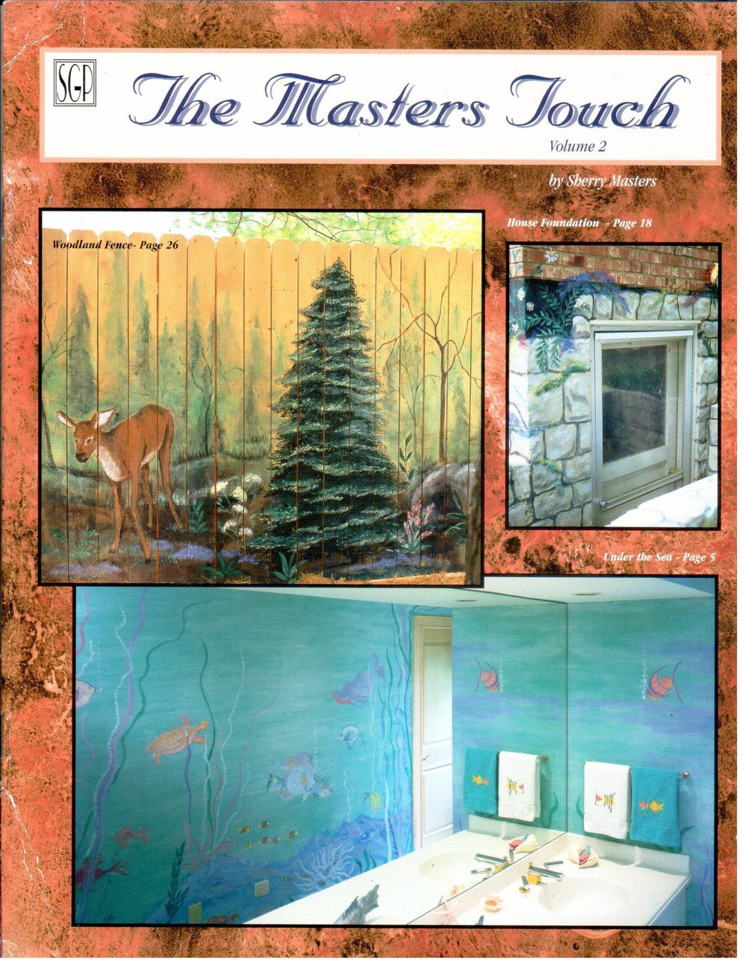 The Masters Touch Volume 2 Acrylic Mural Decorative Painting Pattern ...