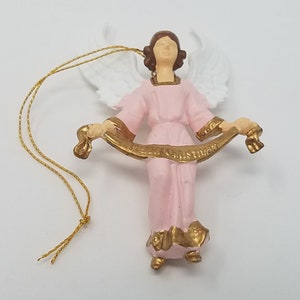 Pack of 12 Pink Plastic Miniature Angel Christmas Ornaments - Etsy
