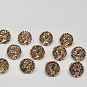 12 Pcs Hermes Greek Mythology Winged Helmet Molded Plastic Sewing ...