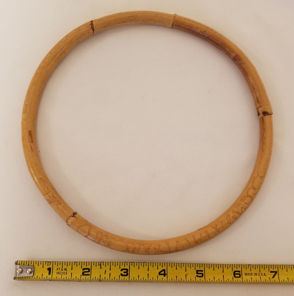 Vintage Natural Rattan 7 Round Handbag Purse Handles - Etsy