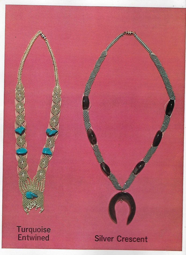 PDF ONLY - Macrame Jewelry Vintage Book Downloadable Patterns - Etsy