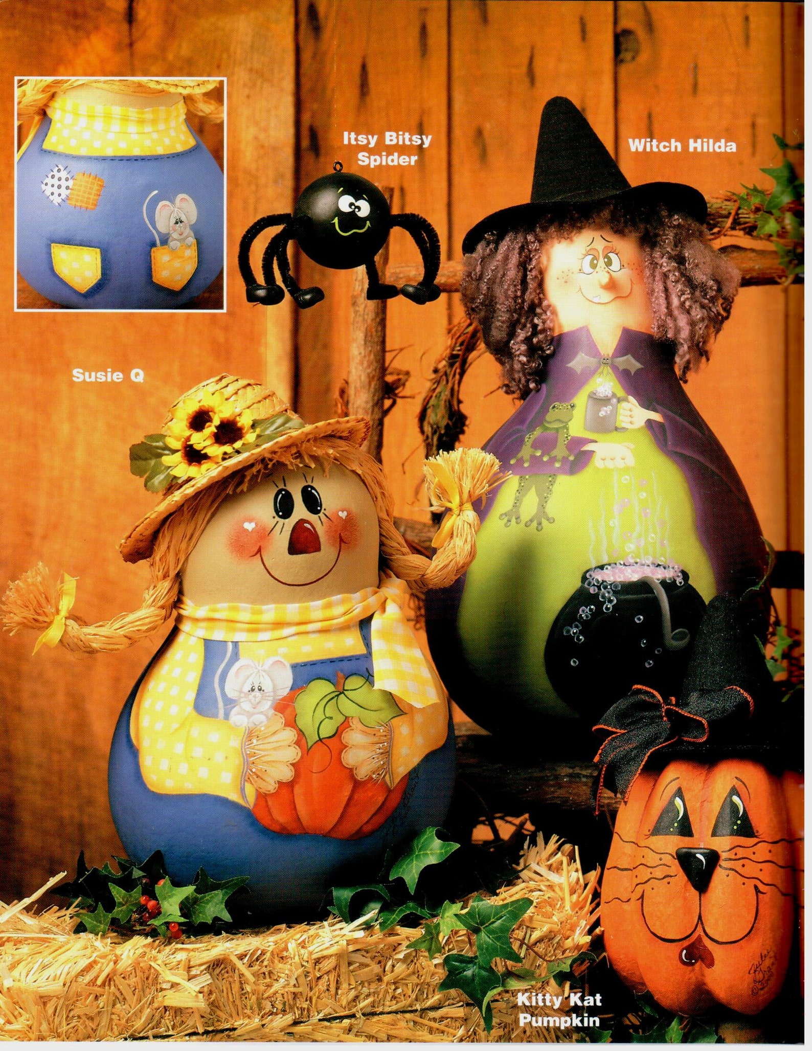 Gourdeous Gourds Vol 2 Julie Grant Acrylic Decorative Painting Patterns ...