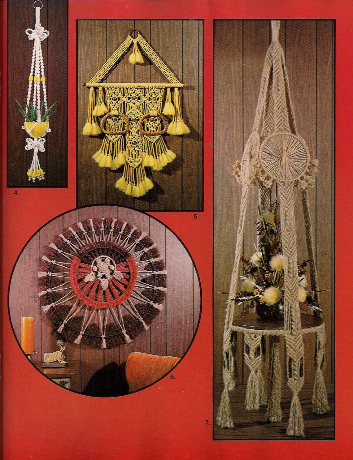 Craft Book Macrame East Patterns & Instructions | Etsy