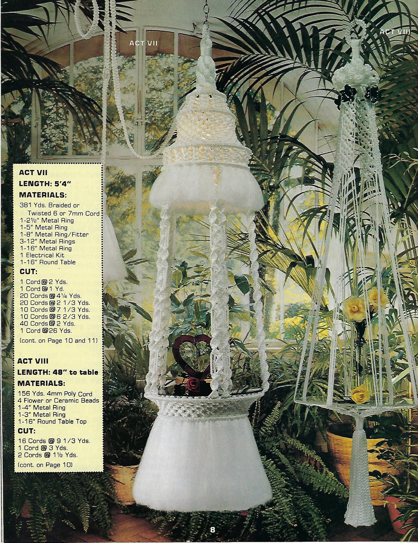 PDF ONLY Hanging Macrame Chandelier Lamp Pattern in - Etsy