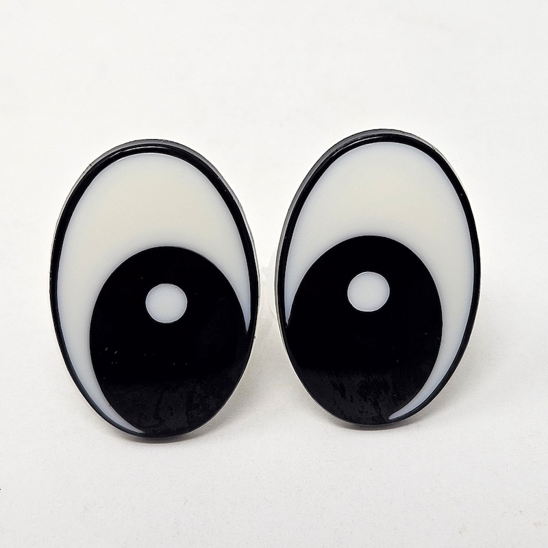 Green Oval Eyes 25mm - Etsy