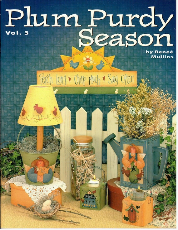 Plum Purdy Season Vol. 3 Renee Mullins Decorative Painting - Etsy