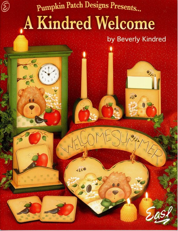 A Kindred Welcome Beverly Kindred Decorative Painting Patterns | Etsy