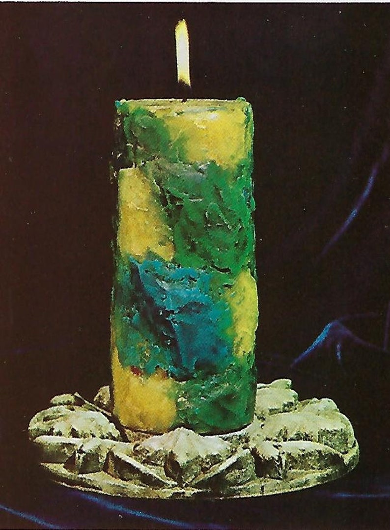 Creating Candles for Easy Living Vintage 1970's How to - Etsy