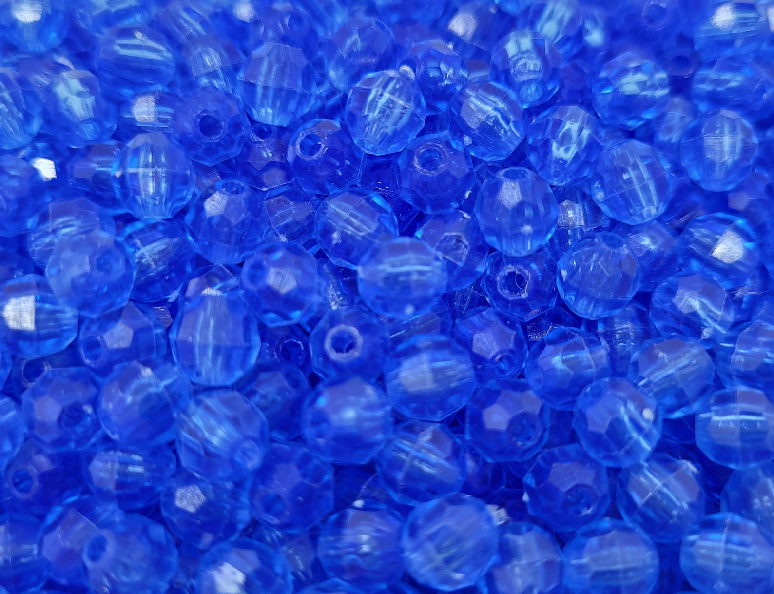1,000 Pcs Crystal Faceted 6mm Round Plastic Acrylic Craft Beads - Etsy