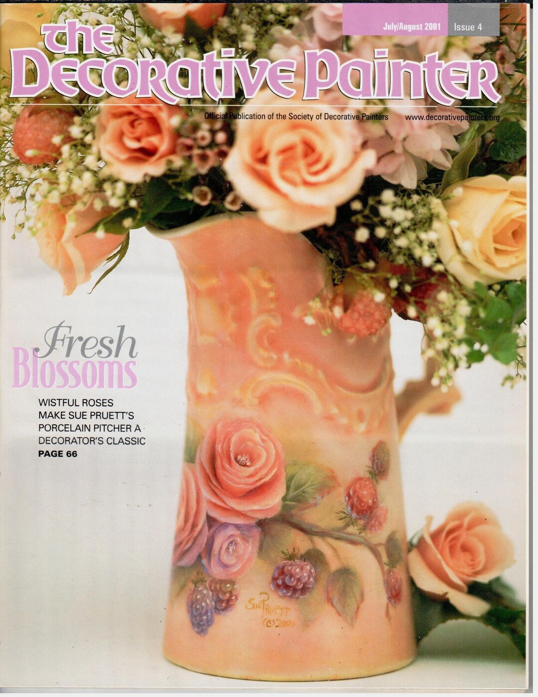 The Decorative Painter Magazine July/august 2001 Issue 4 Vintage ...