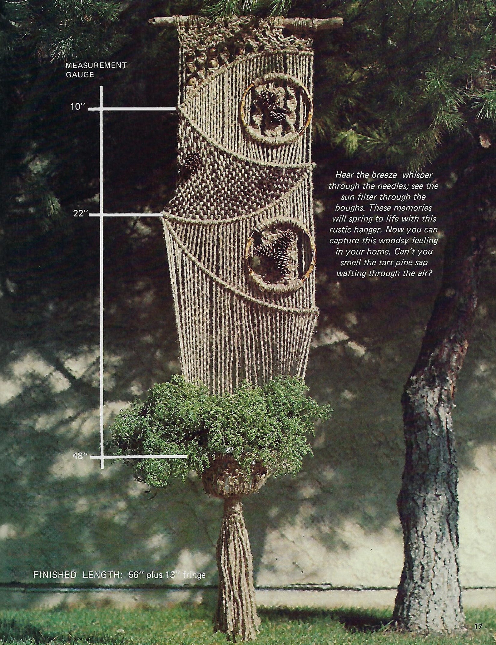 PDF ONLY Mixed Media Macrame Wall Art Patterns Downloadable Craft Book ...