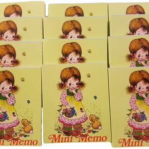 Pack of 12 New Vintage 1980's Mini Memo Notebooks Notepads School ...