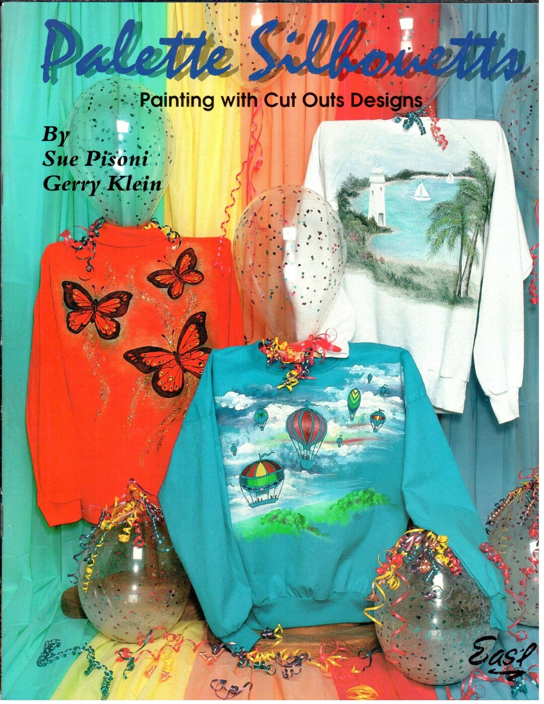 Palette Silhouette VTG 1990's Fashion Fabric Painting Patterns Craft ...