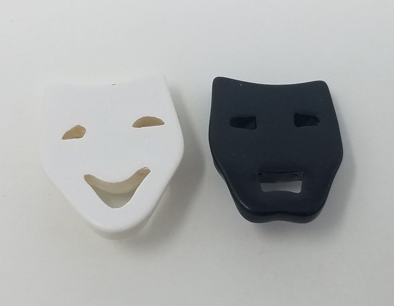 1 Comedy Tragedy Masks Drama Theater Mardi Gras Craft | Etsy