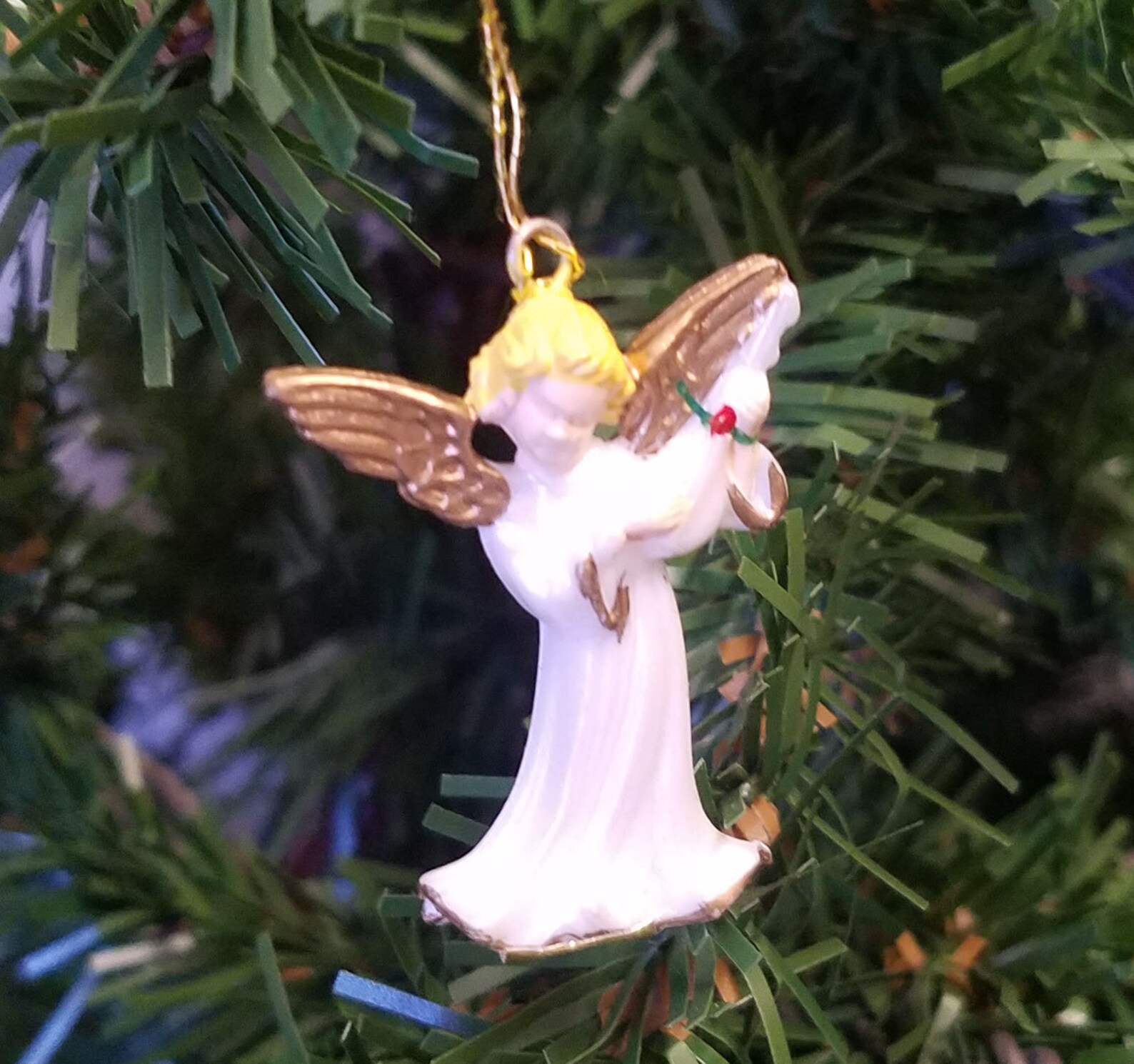 Lot of 12 Vintage Miniature 1-3/8 White Plastic Angel | Etsy