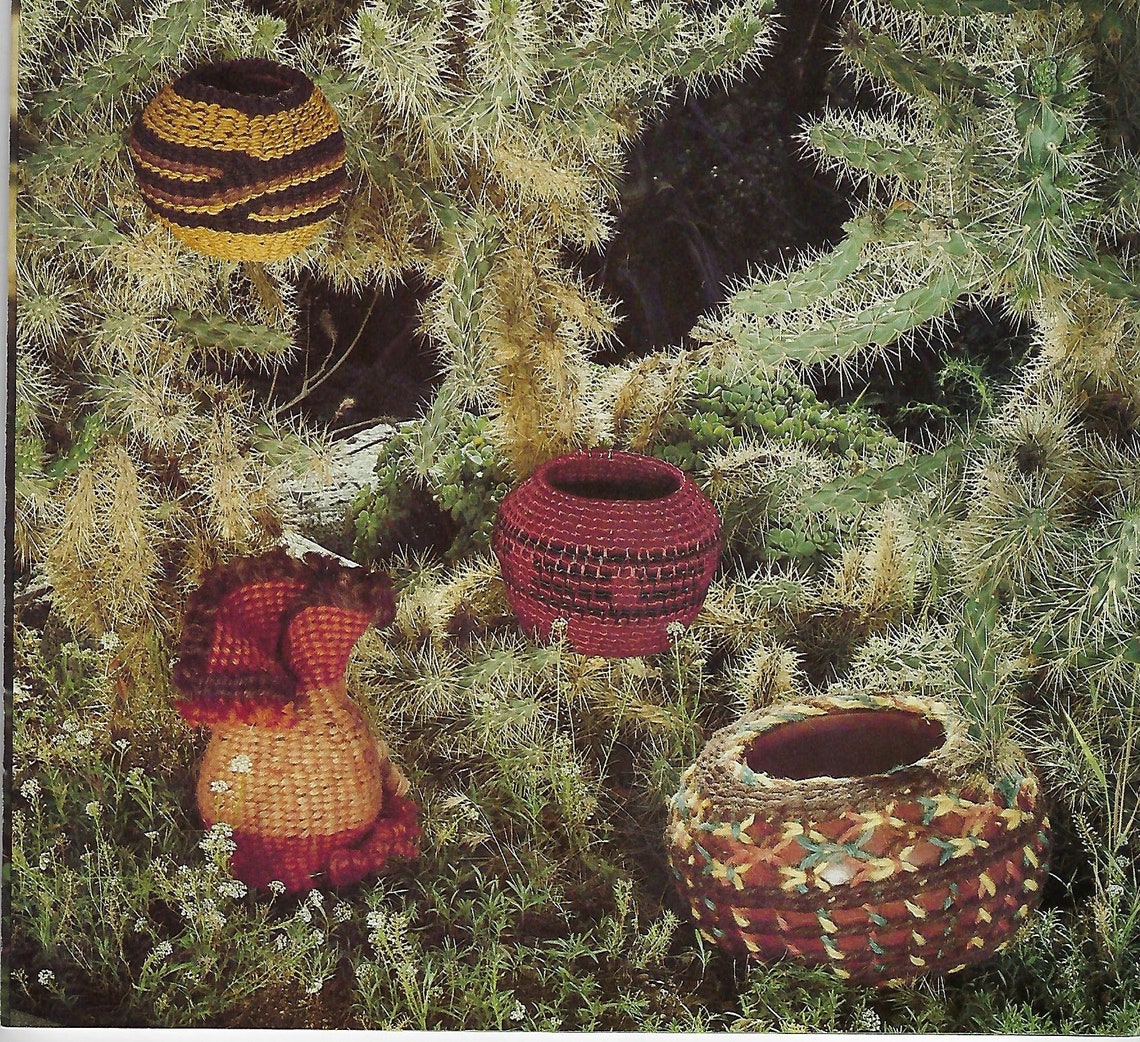 Basic Basketry With Coiling & Twining Craft Book Patterns - Etsy