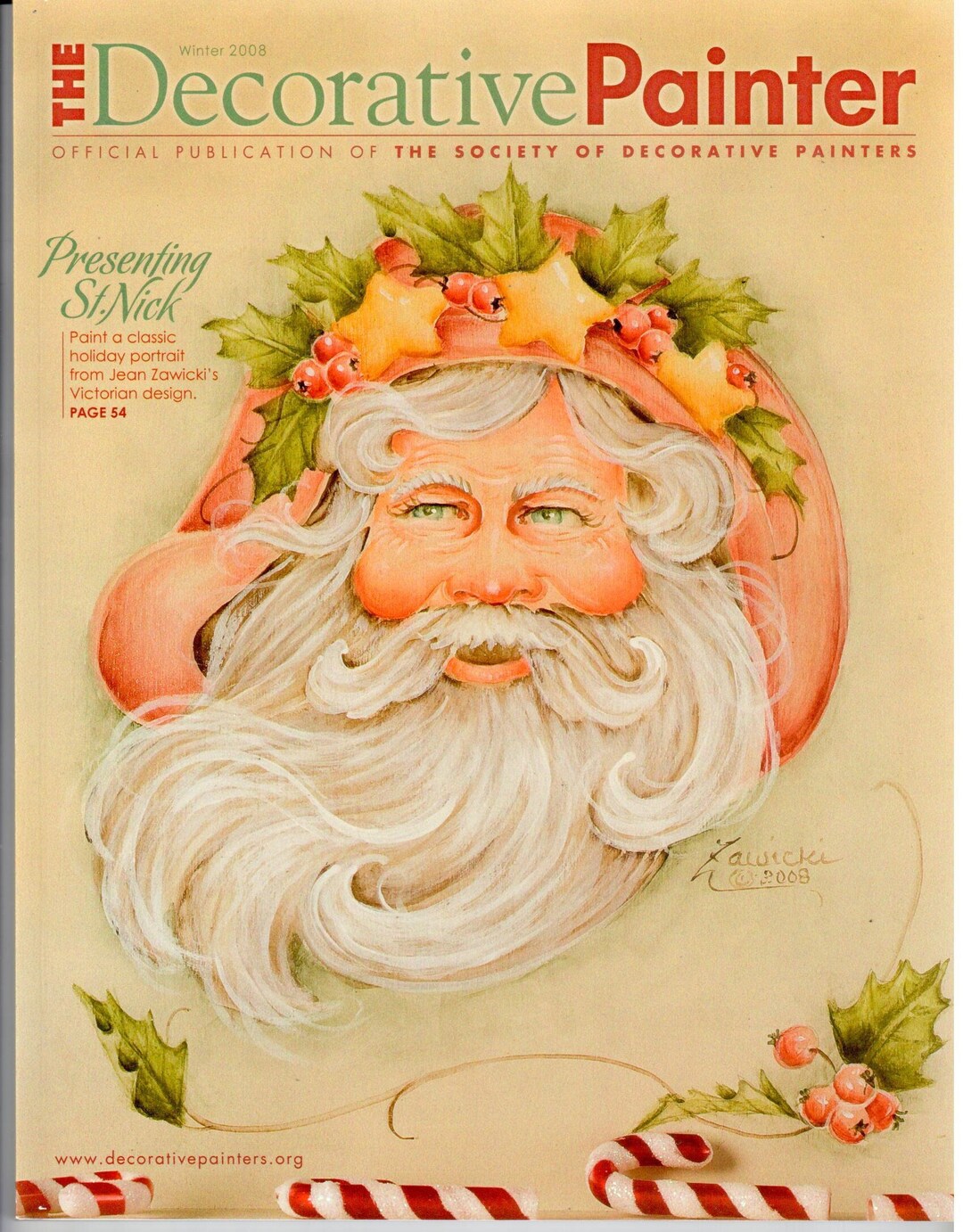 The Decorative Painter Magazine Winter 2008 Issue 4 Decorative Painting ...