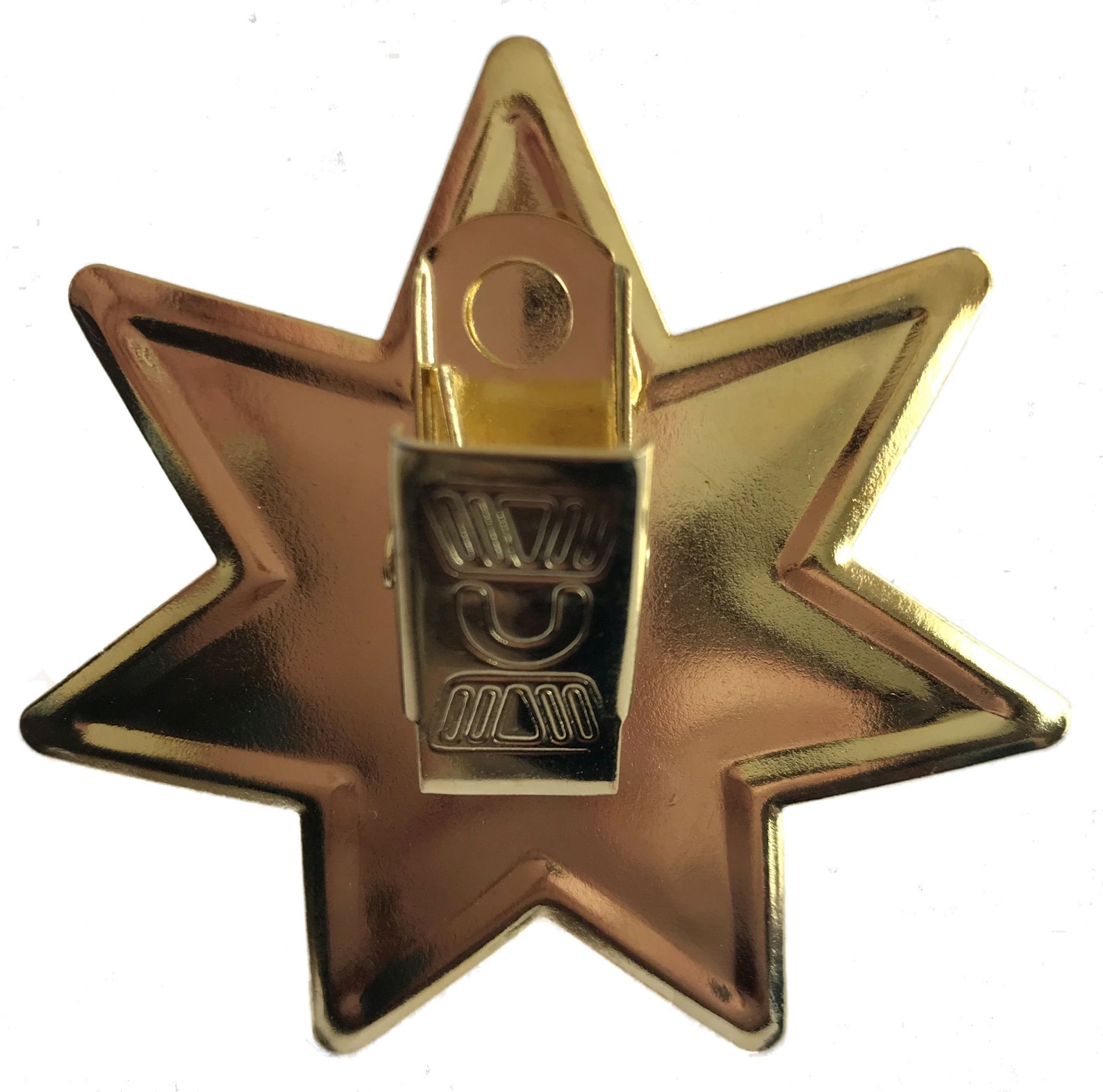 Lot of 10 Gold Metal Star 2-1/4 Clip-on Ornament | Etsy