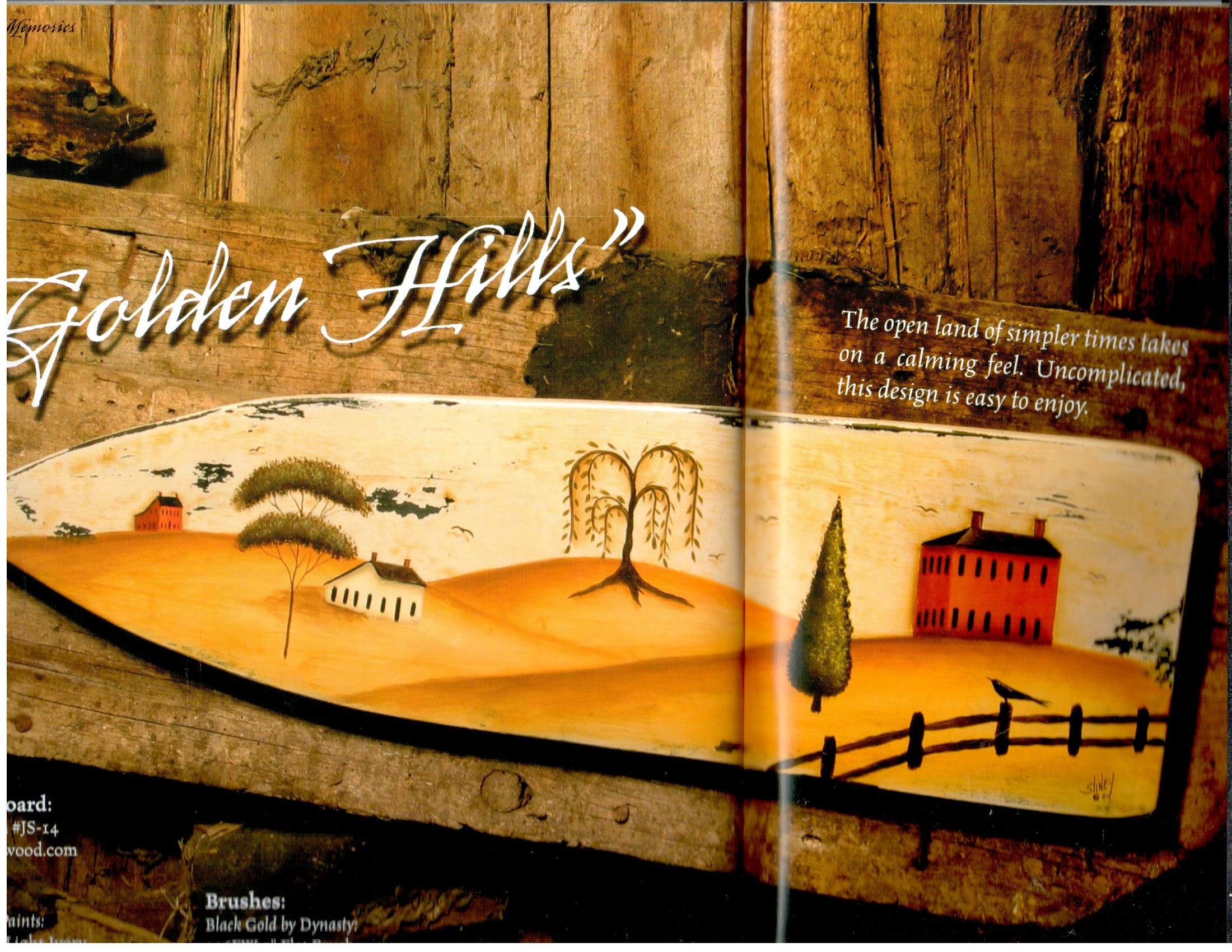 A Road to Saltbox Memories Primitive Folk Art Decorative Painting ...