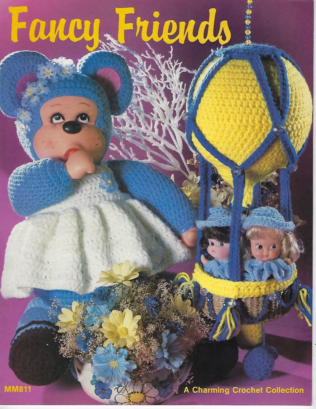 Fancy Friends Crochet Doll Clothes Patterns Vintage Craft Book - Etsy