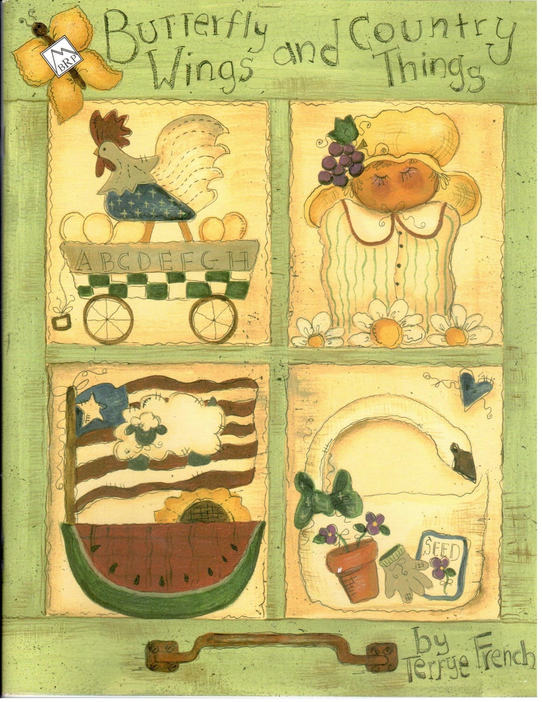 Butterfly Wings and Country Things Acrylic Decorative Painting Patterns ...