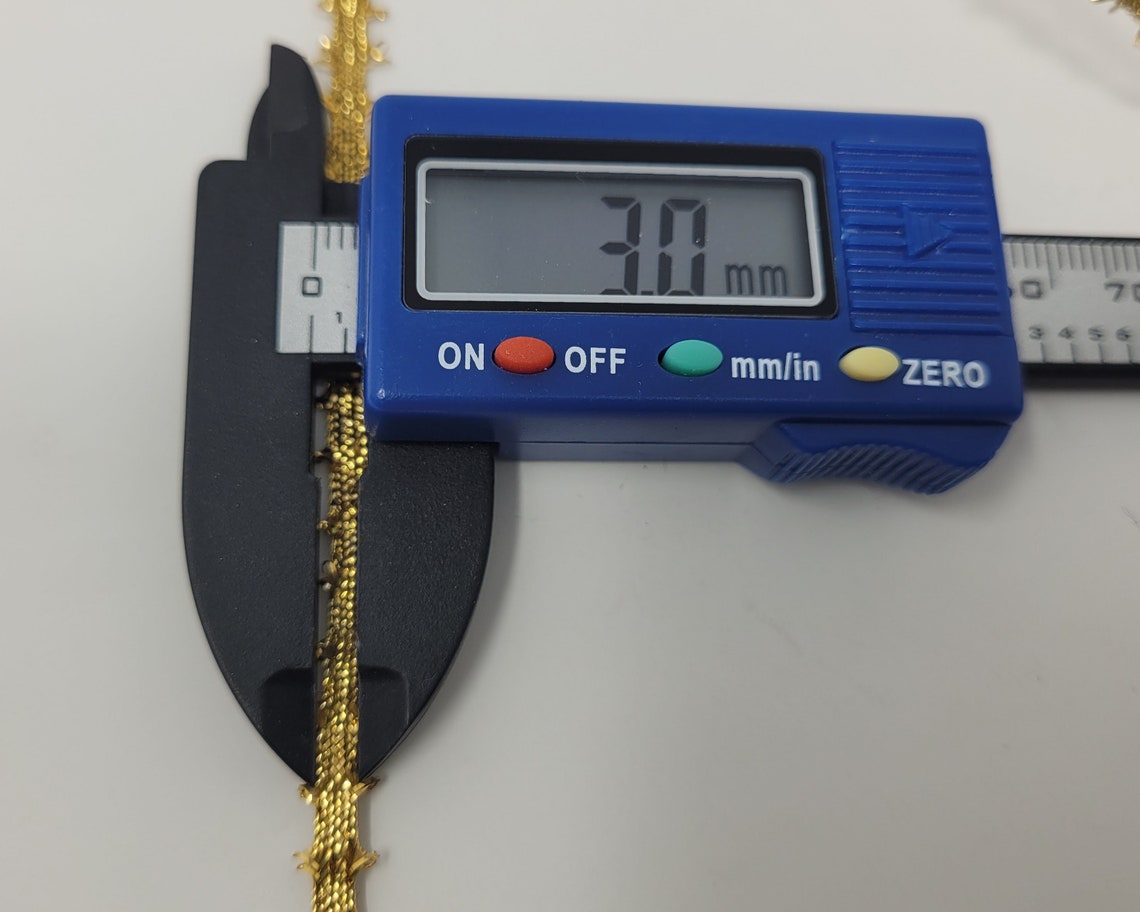 Bulk Spool Metallic Gold 3mm 1/8 Craft Sewing Trim | Etsy