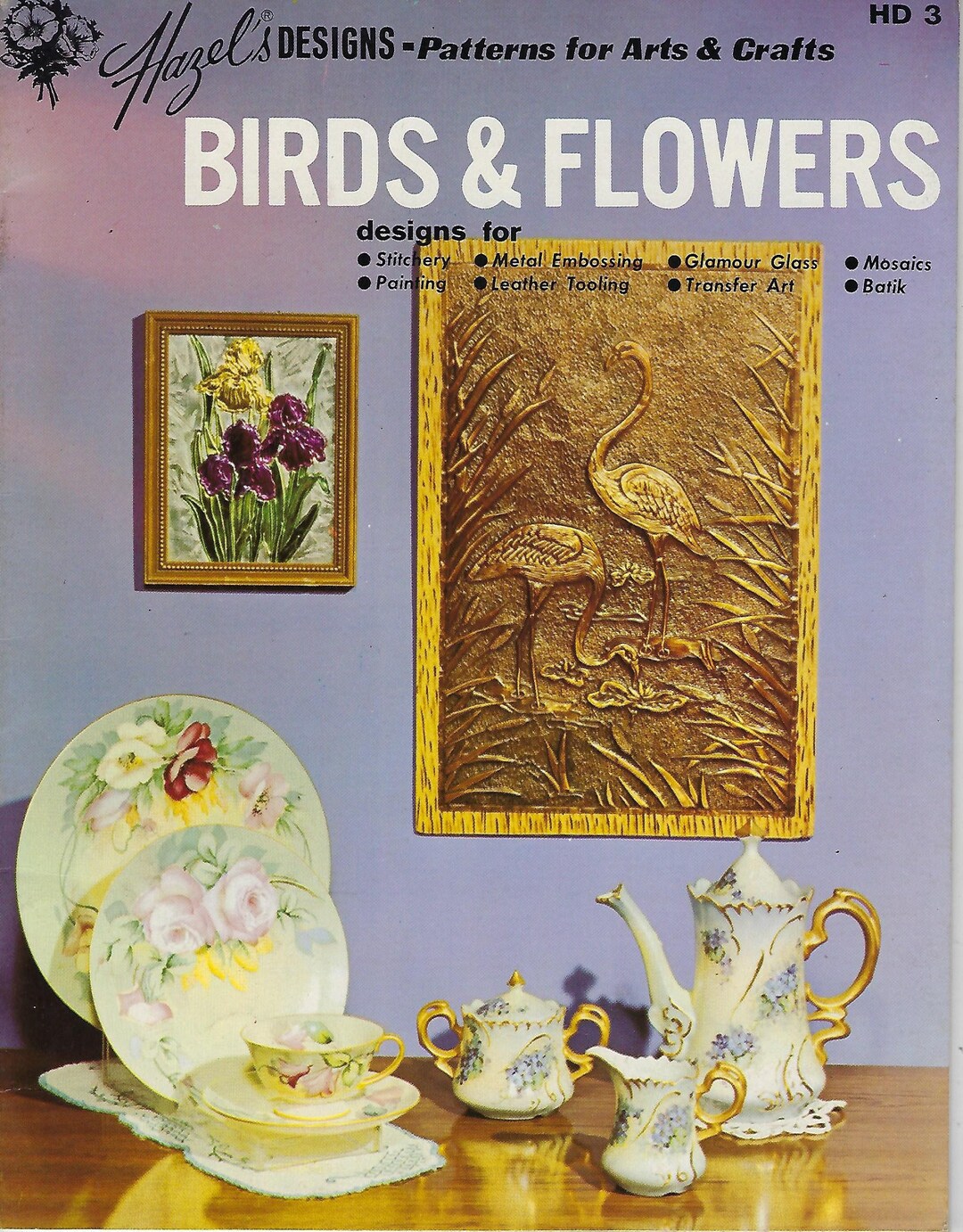 Hazel's Designs Patterns for Arts & Crafts Birds and Flowers Book ...