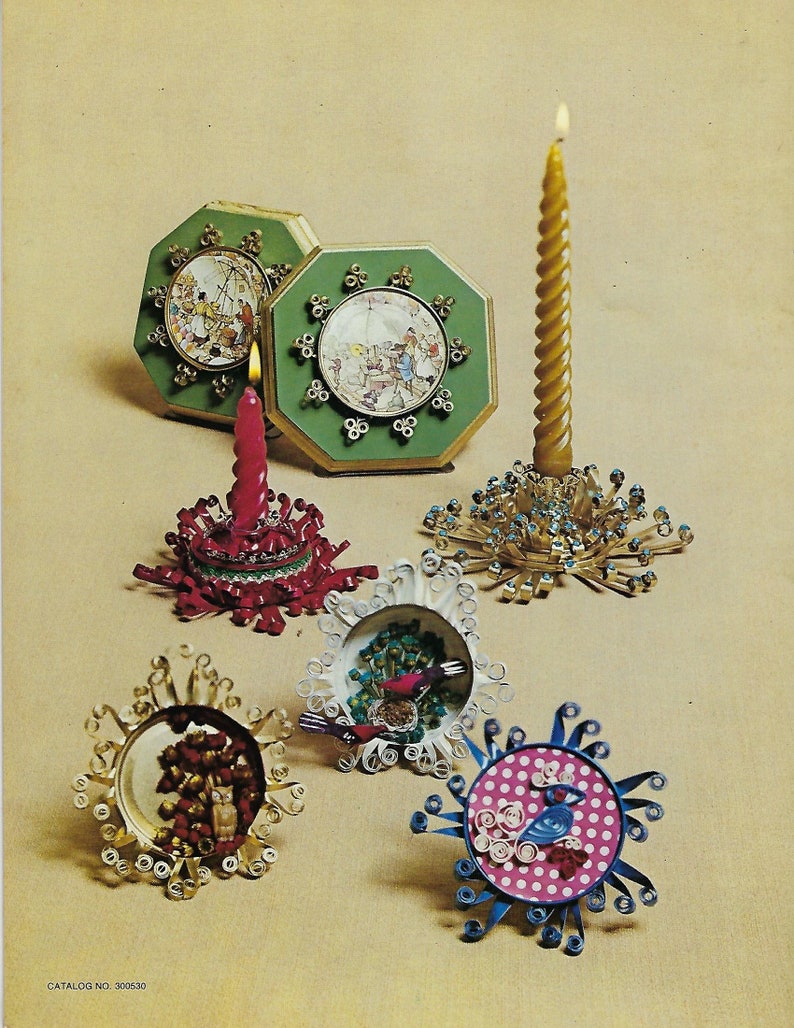 Simplified Tin Can Curling Crafts With Recycled Materials - Etsy