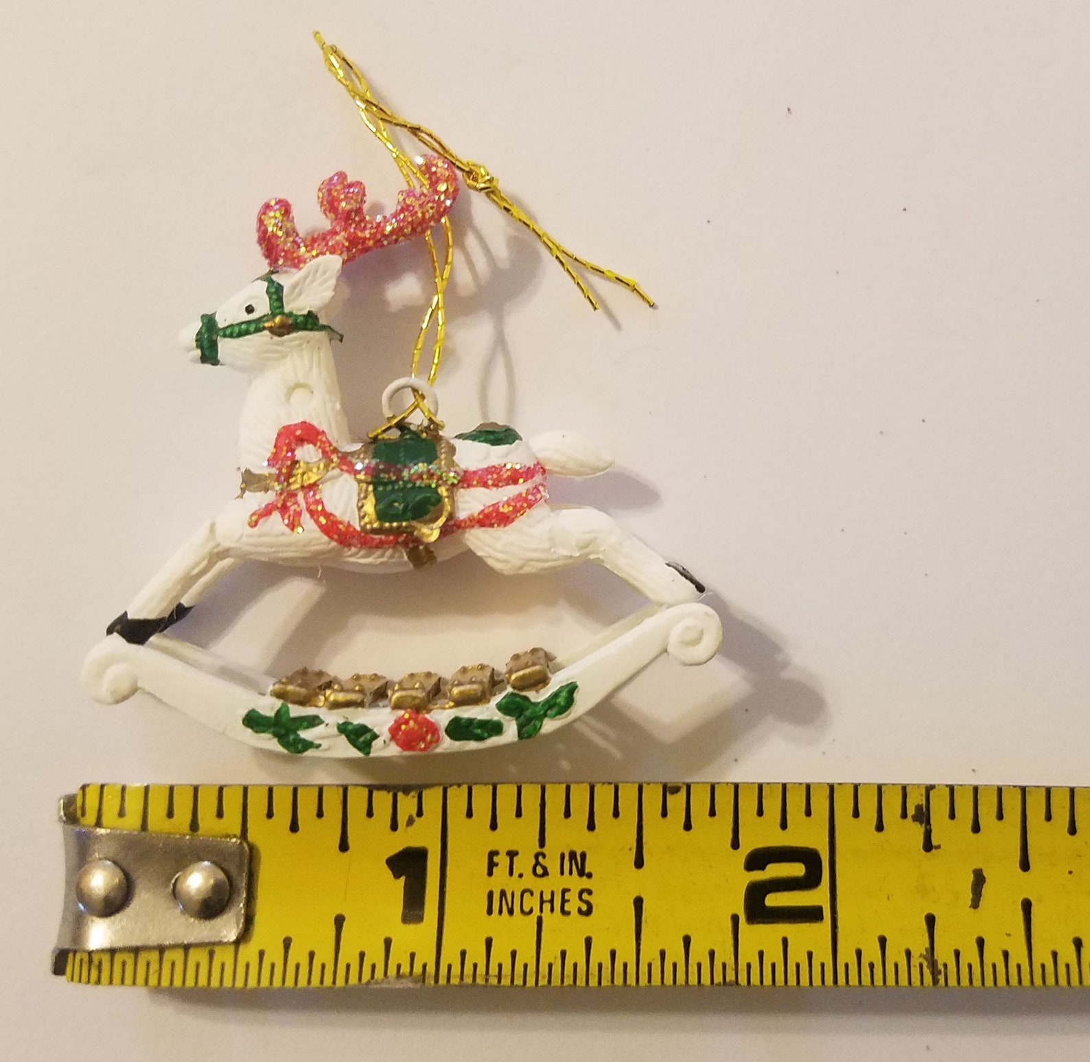 Pack of 12 Vintage Miniature Reindeer Rocking Horse Christmas - Etsy