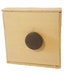 Pack of 4 Magnetic Miniature 2" Unfinished Wood Shadow Box Refrigerator ...